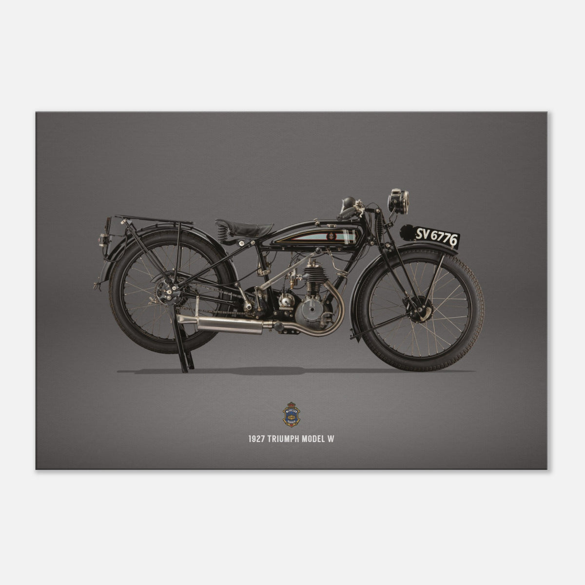 1927 Triumph Model W Large Canvas – Haynes Motor Museum Shop