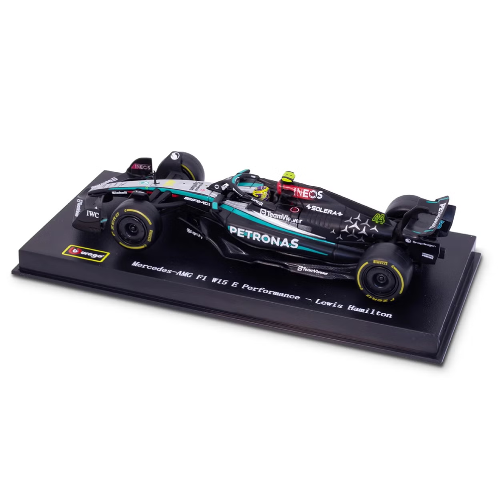 F1 Mercedes W15 Lewis Hamilton - 1:43 Scale Model with Helmet – Haynes ...