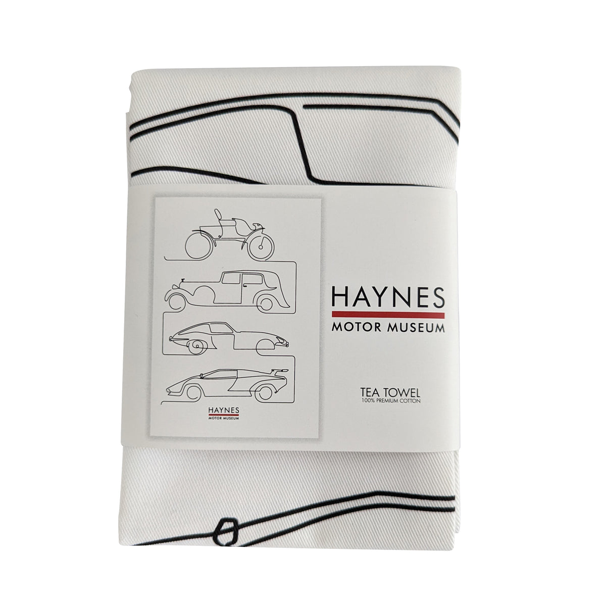 Linear Cars Tea Towel – Haynes Motor Museum Shop